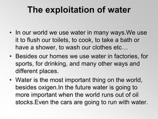 Our life is the water | PPSX