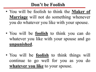 OUR MARRIAGE IN MALACHI by Rev. Dele Shobowale | PDF | Wedding ...