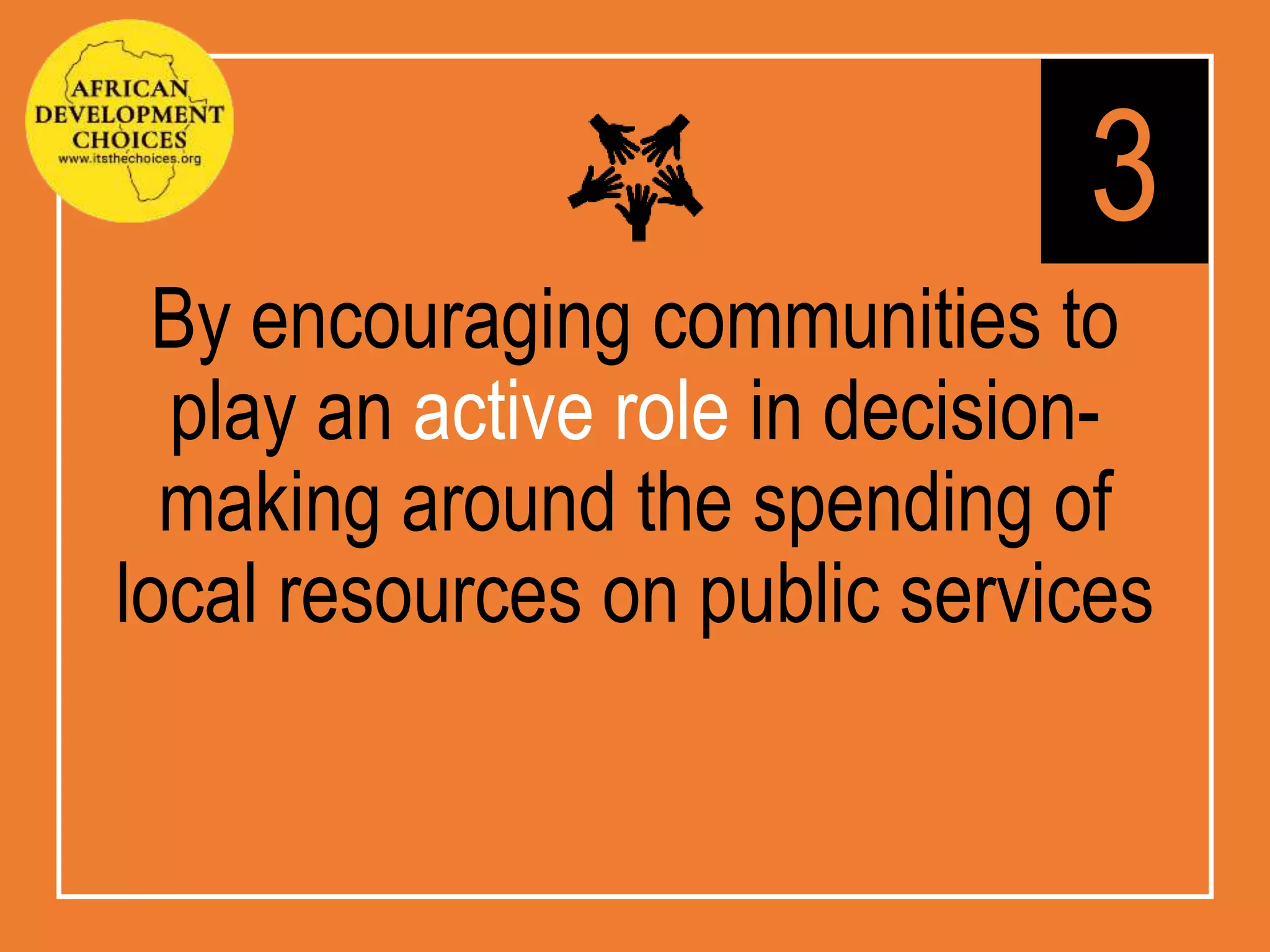 3 Steps to Empower Communities Living in Poverty in Africa | PPT