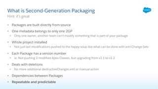 Our move to Salesforce DX and Unlocked Packages | PDF