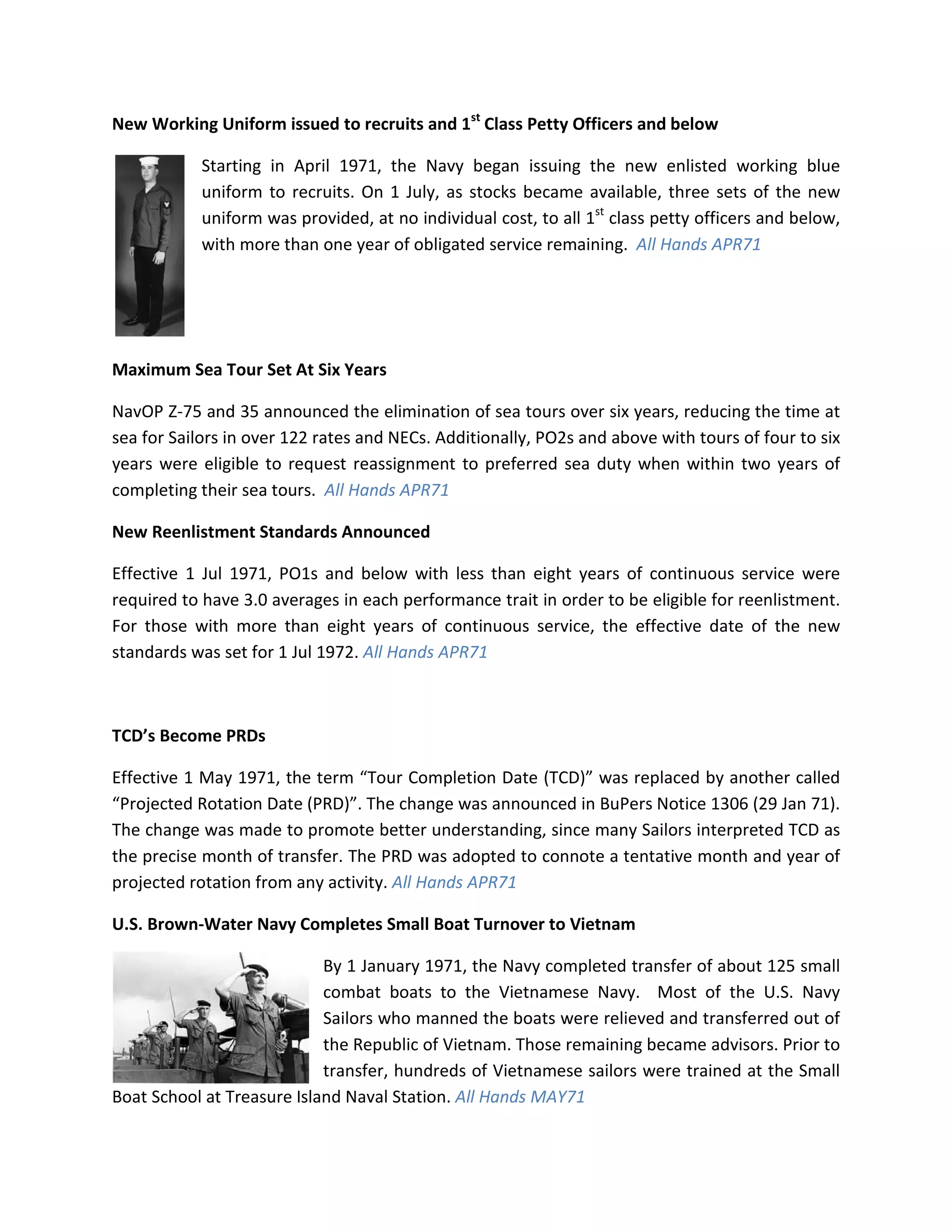 Our navy 1971 mod | PDF