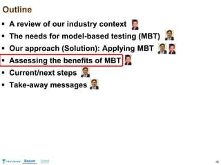 Next level of test automation with Model-based Testing (MBT ...