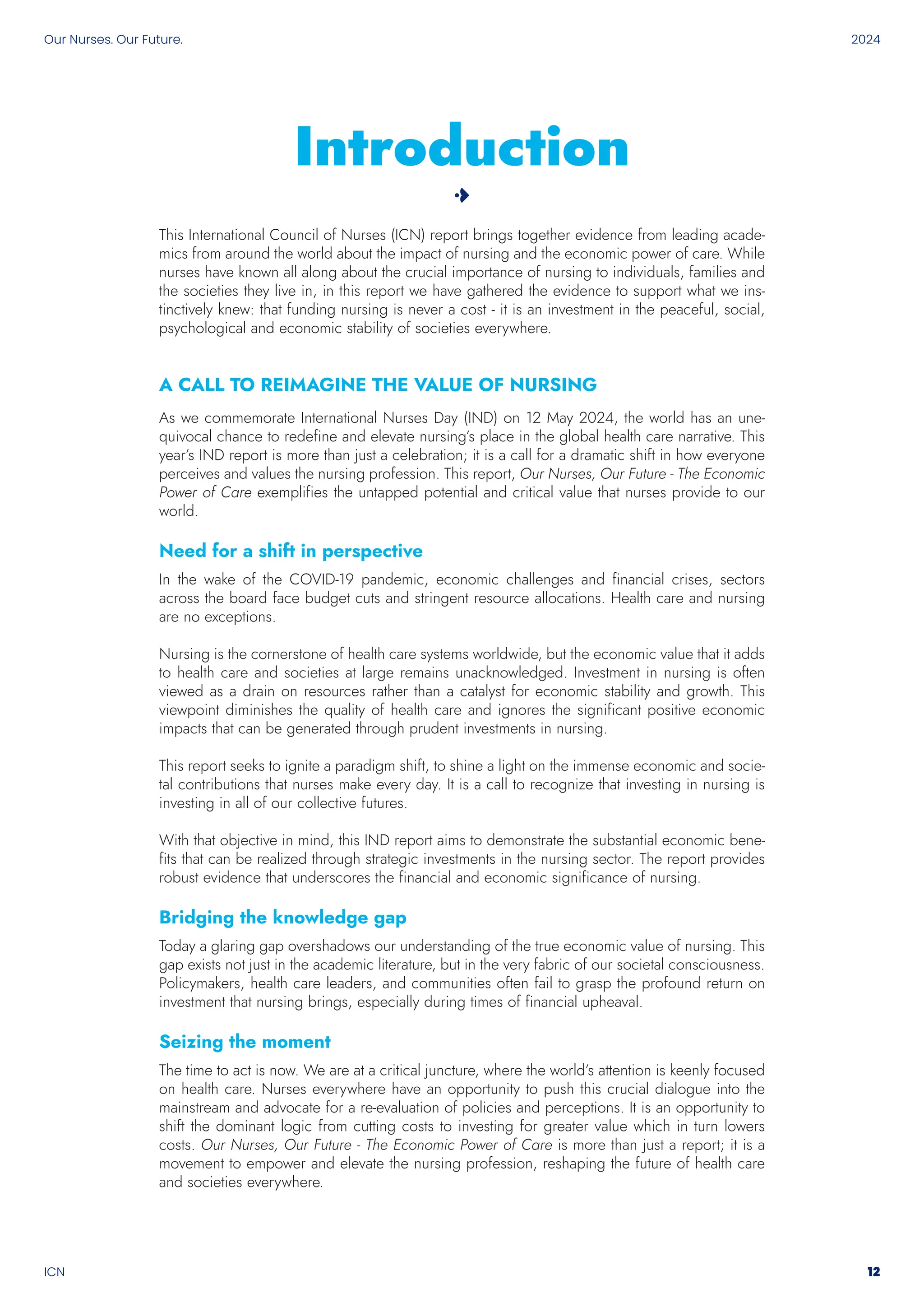 Our nurses, our future. The economic power of care. | PDF