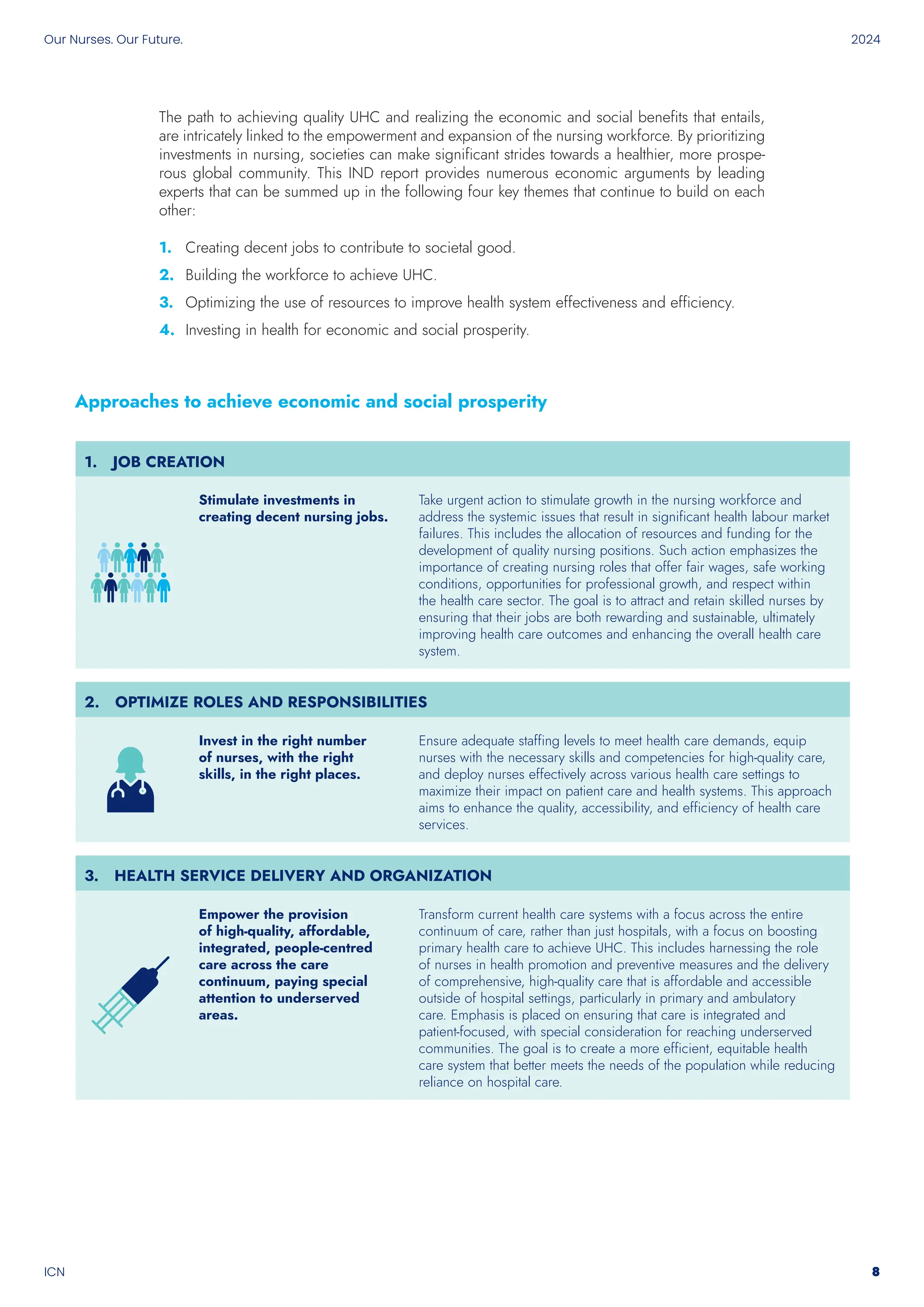 Our nurses, our future. The economic power of care. | PDF