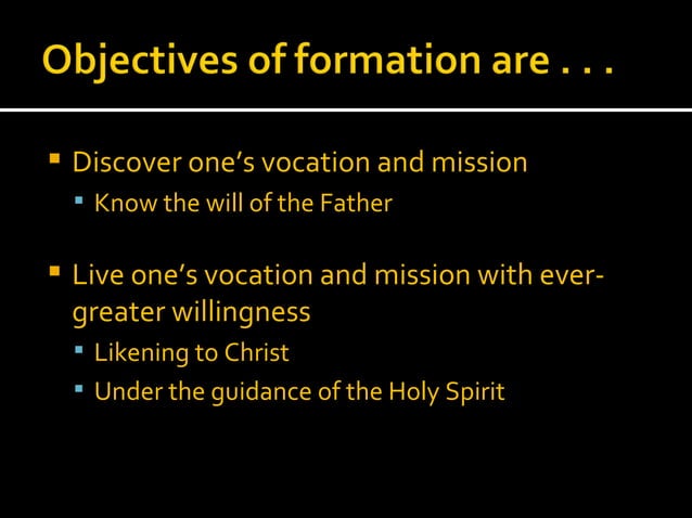 Our Ongoing Formation | PPT