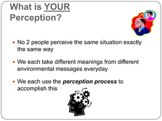 Our perception is our reality crit thinking | PPTX