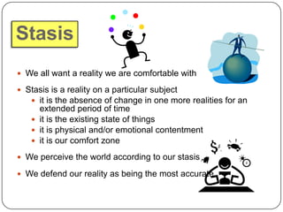 Our perception is our reality crit thinking | PPT