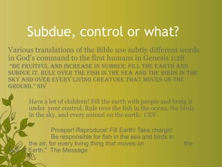 Our place in creation | PPTX