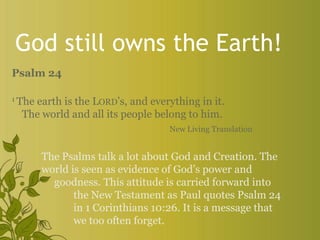 Our place in creation | PPTX