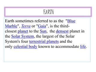 Our Planet Earth-Realms | PPTX