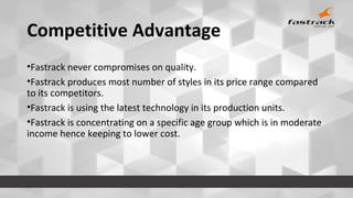 Marketing plan for fastrack new product line (clothing) | PPT