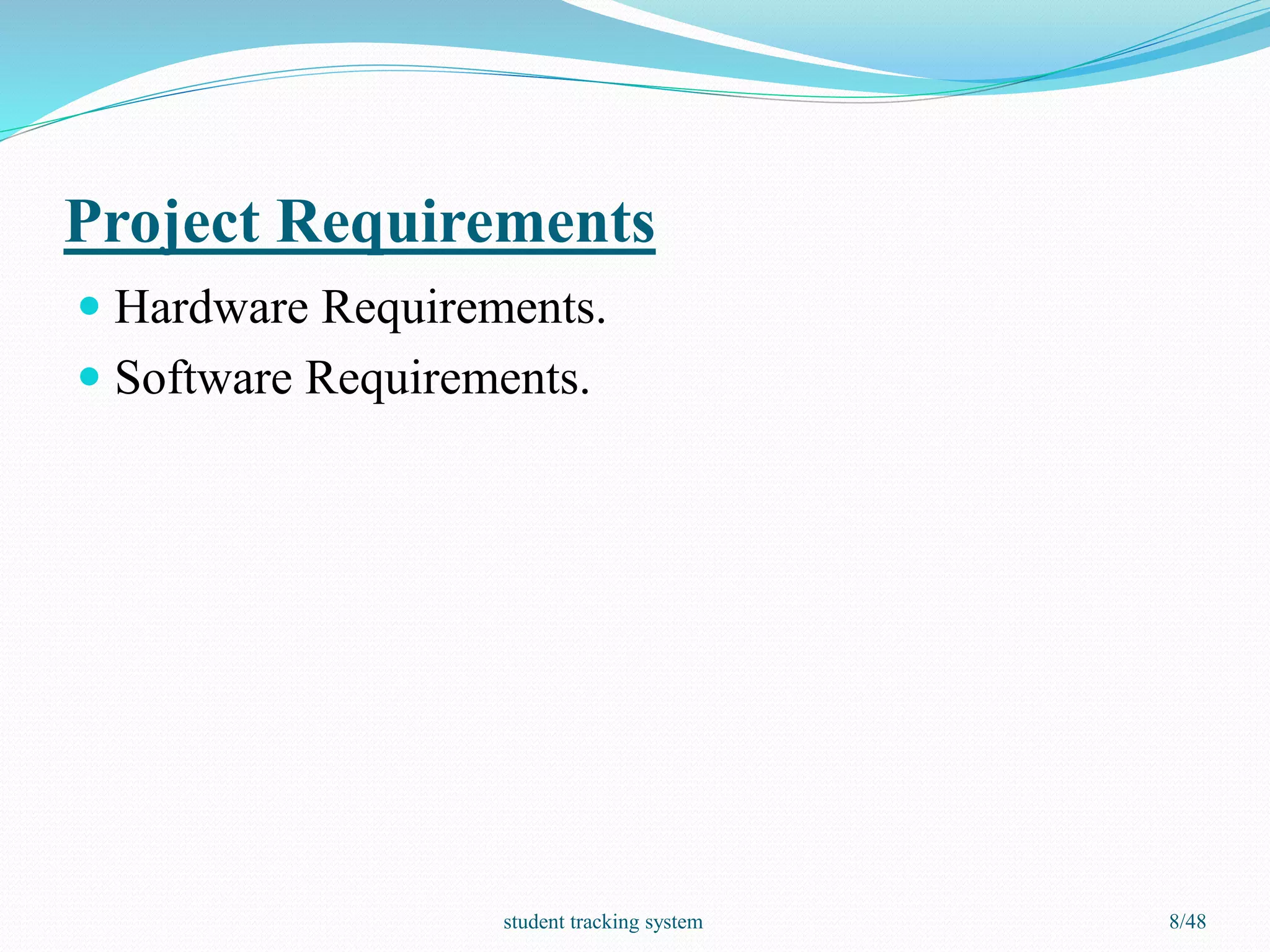 Student Tracking System | PPTX