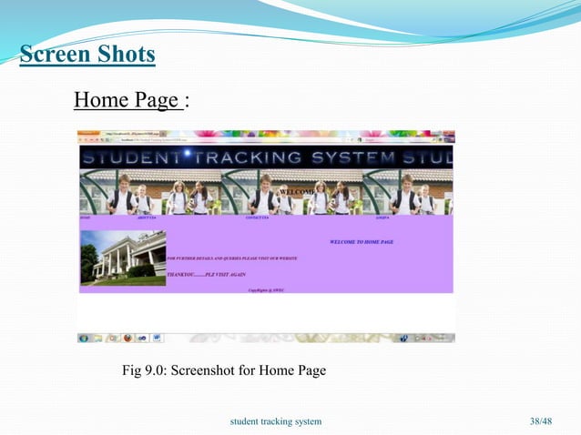 Student Tracking System | PPTX | Graphics Software | Computer Software ...