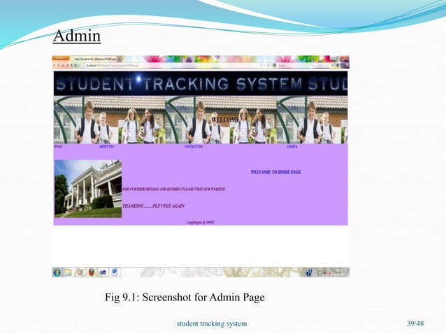 Student Tracking System | PPTX | Graphics Software | Computer Software ...