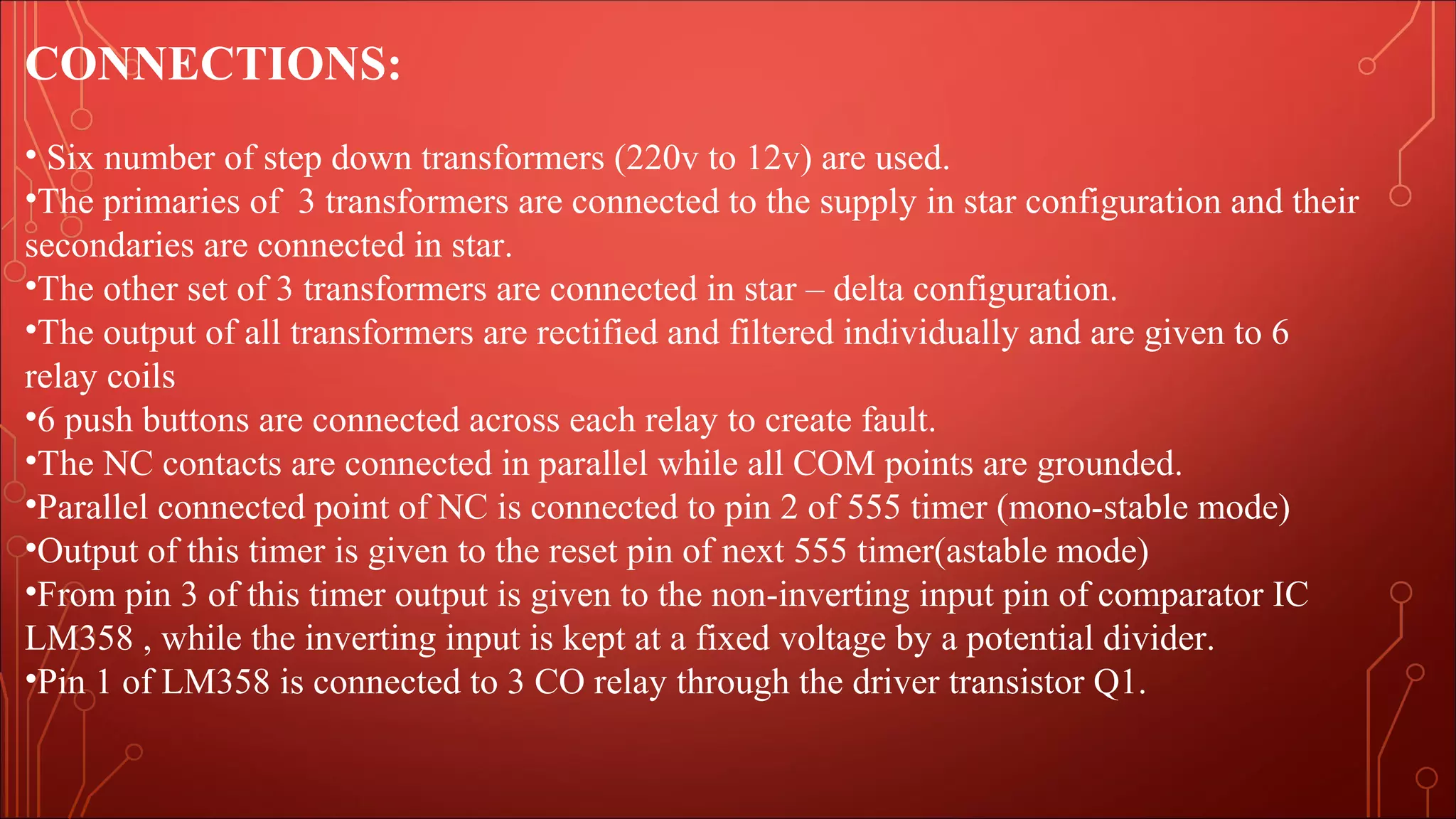 ppt of Three phase fault analysis with auto reset for temporary fault ...