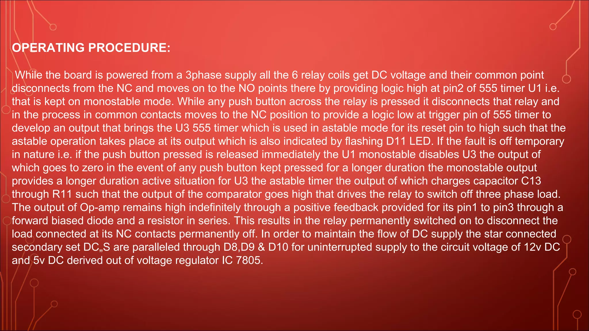 ppt of Three phase fault analysis with auto reset for temporary fault ...