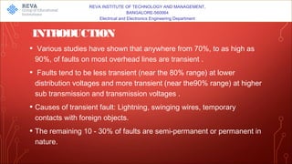 ppt of Three phase fault analysis with auto reset for temporary fault ...