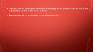 ppt of Three phase fault analysis with auto reset for temporary fault ...