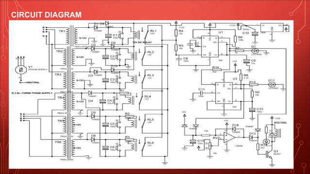 ppt of Three phase fault analysis with auto reset for temporary fault and trip for permanent ...