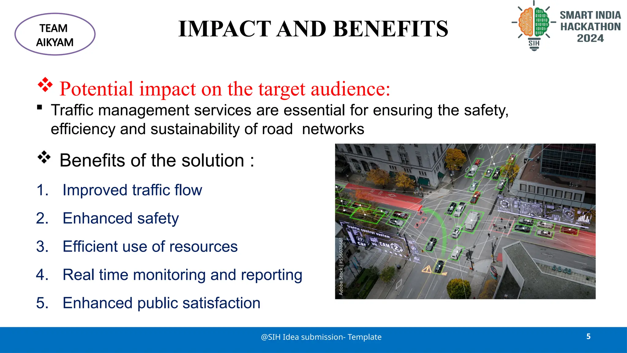 Ppt for sih presentation 2024 topic traffic management | PPTX