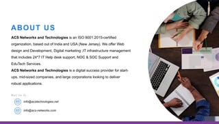 ACS Networks & Technologies | PDF