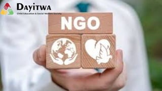 Dayitwa: Empowering Communities, Transforming Lives" Subtitle: "An NGO ...