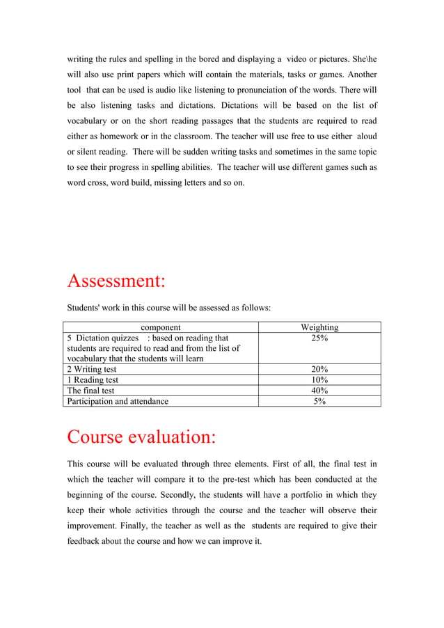 English Spelling Course | PDF