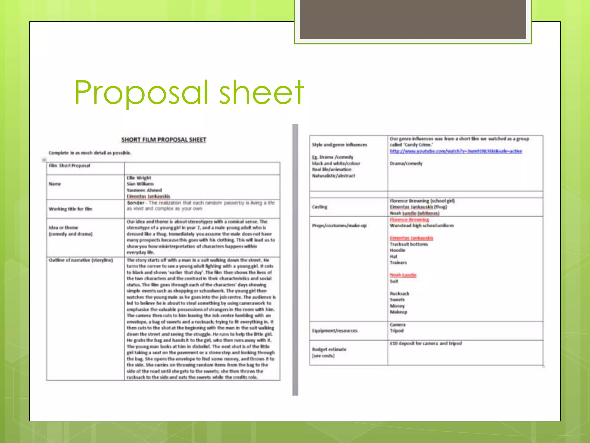 Our proposal | PPTX