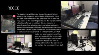 RADIO ADVERTISEMENT PITCH | PPT