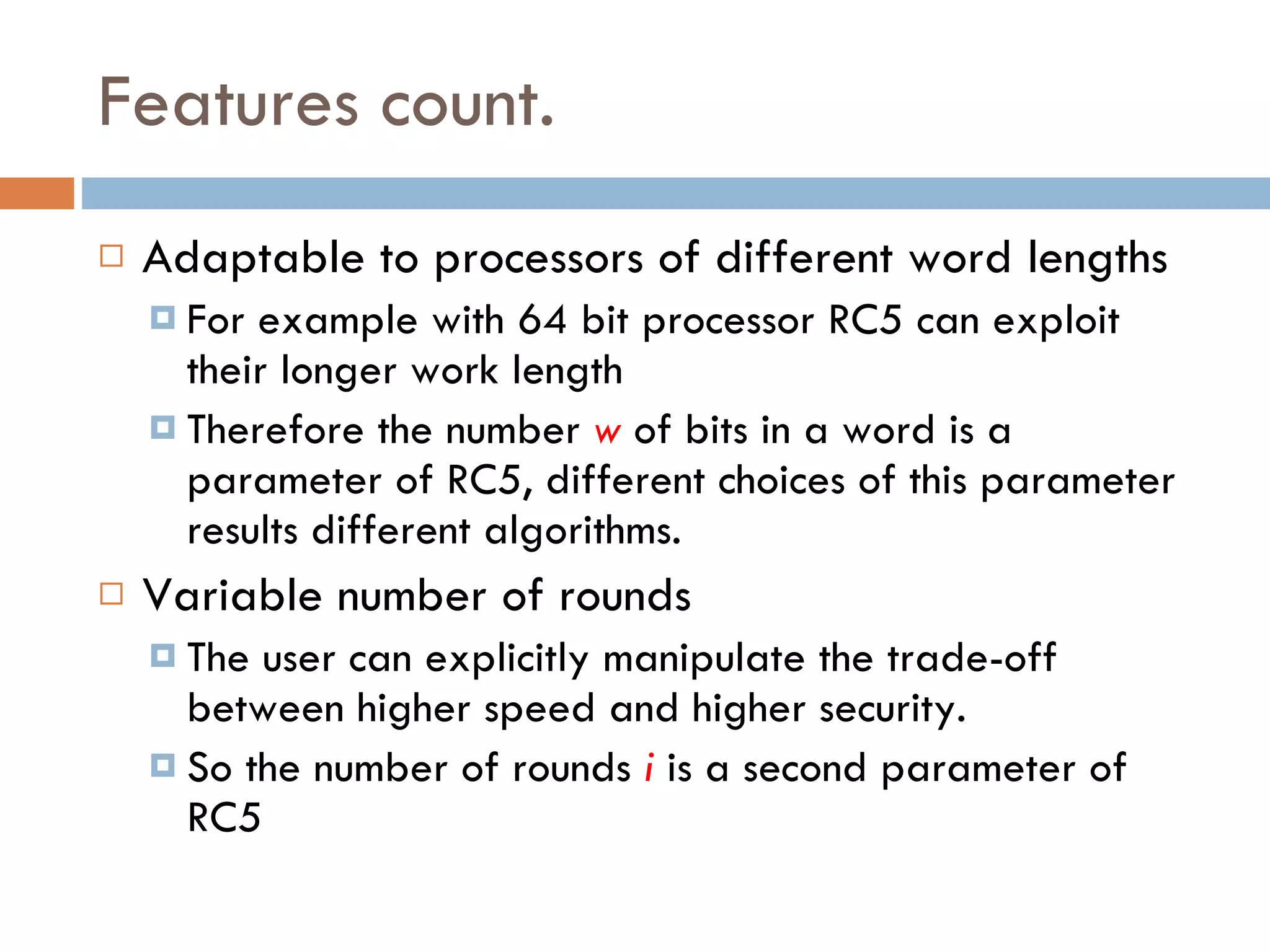 RC4&RC5 | PPT