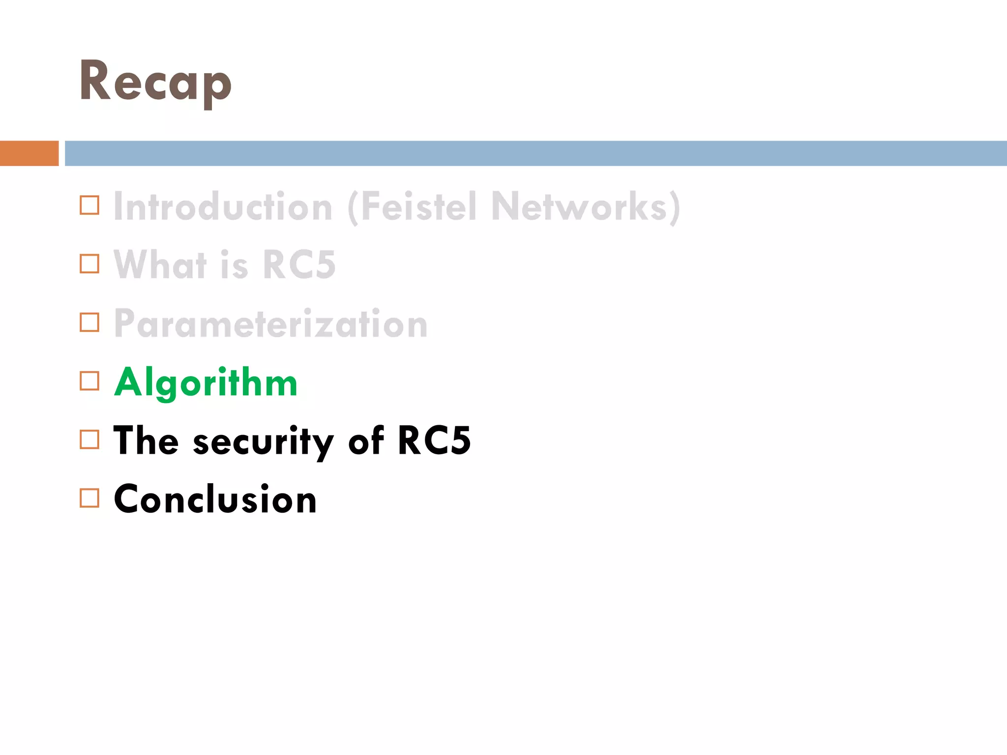 RC4&RC5 | PPT