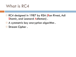RC4&RC5 | PPT