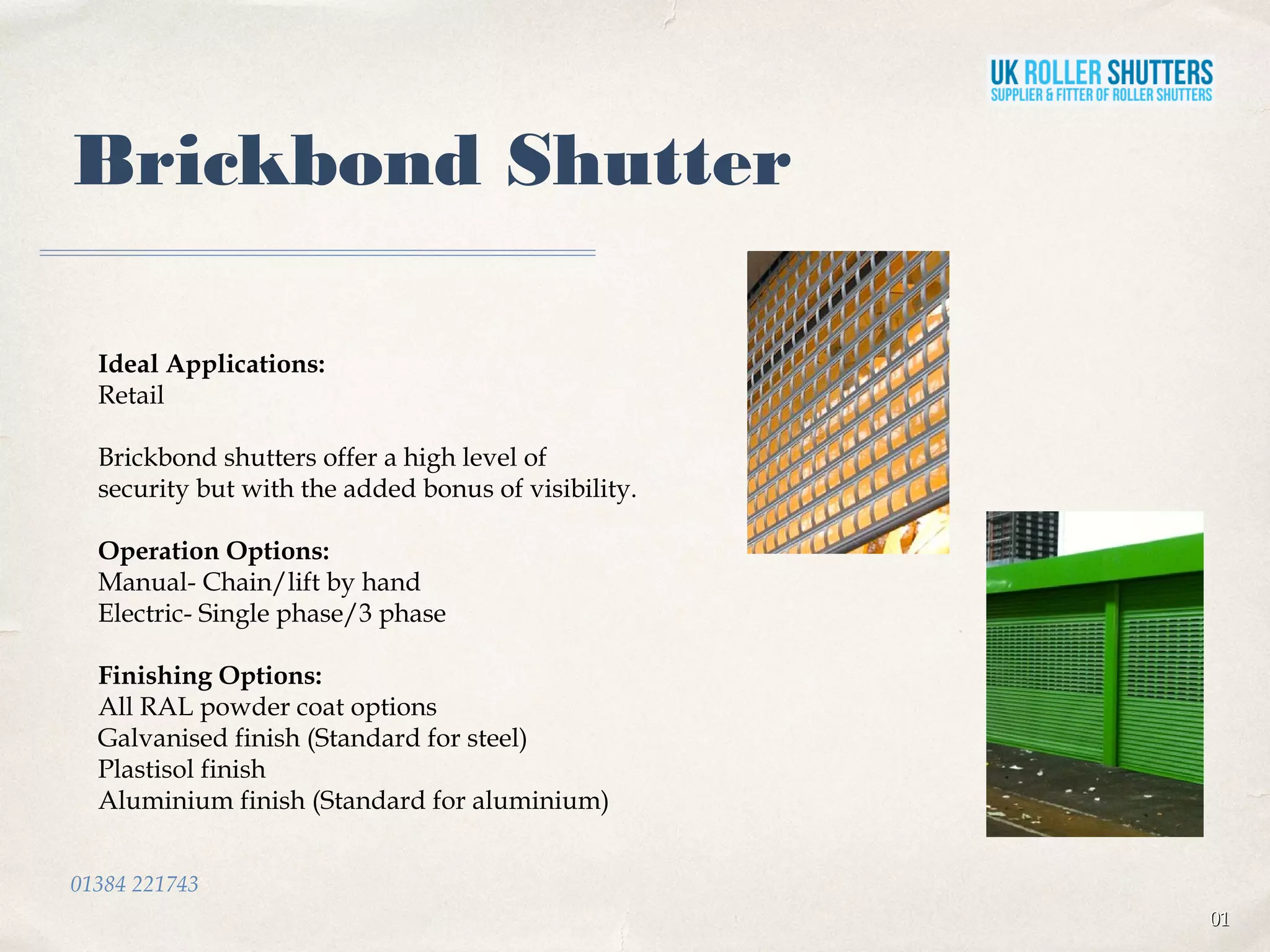UK Roller Shutters: Our Range of Roller Shutter Doors | PPT