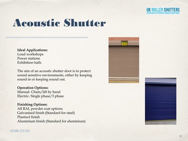 UK Roller Shutters: Our Range of Roller Shutter Doors | PPT