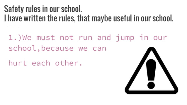 Our safety rules | PPT