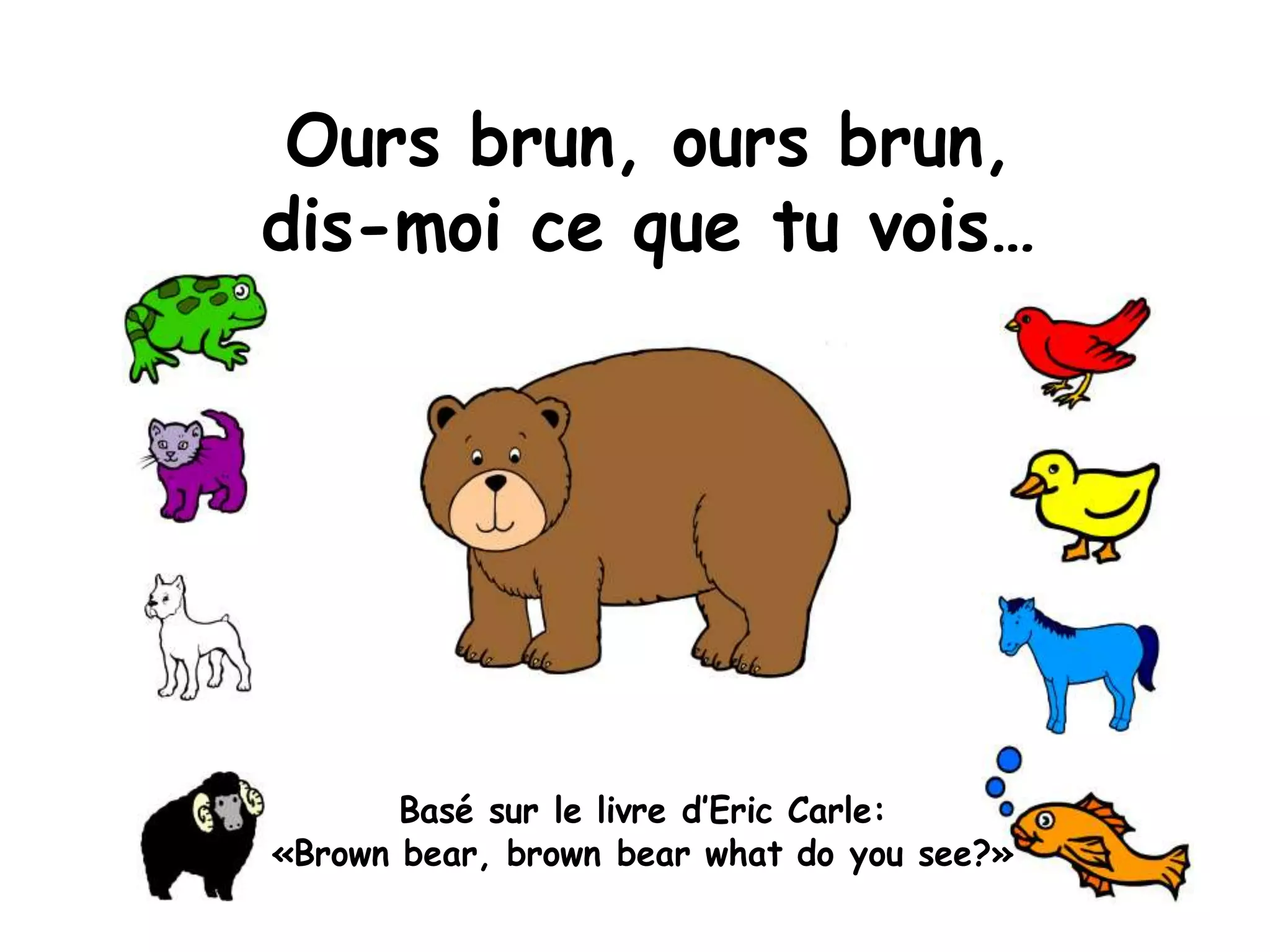 Les animaux et les couleurs | PPT