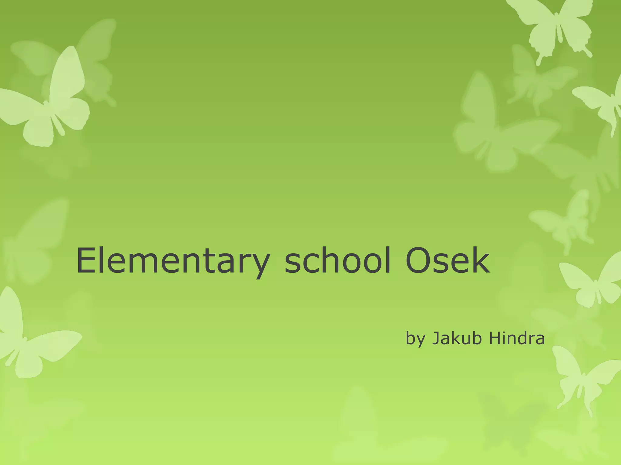 Our school in Osek | PPT
