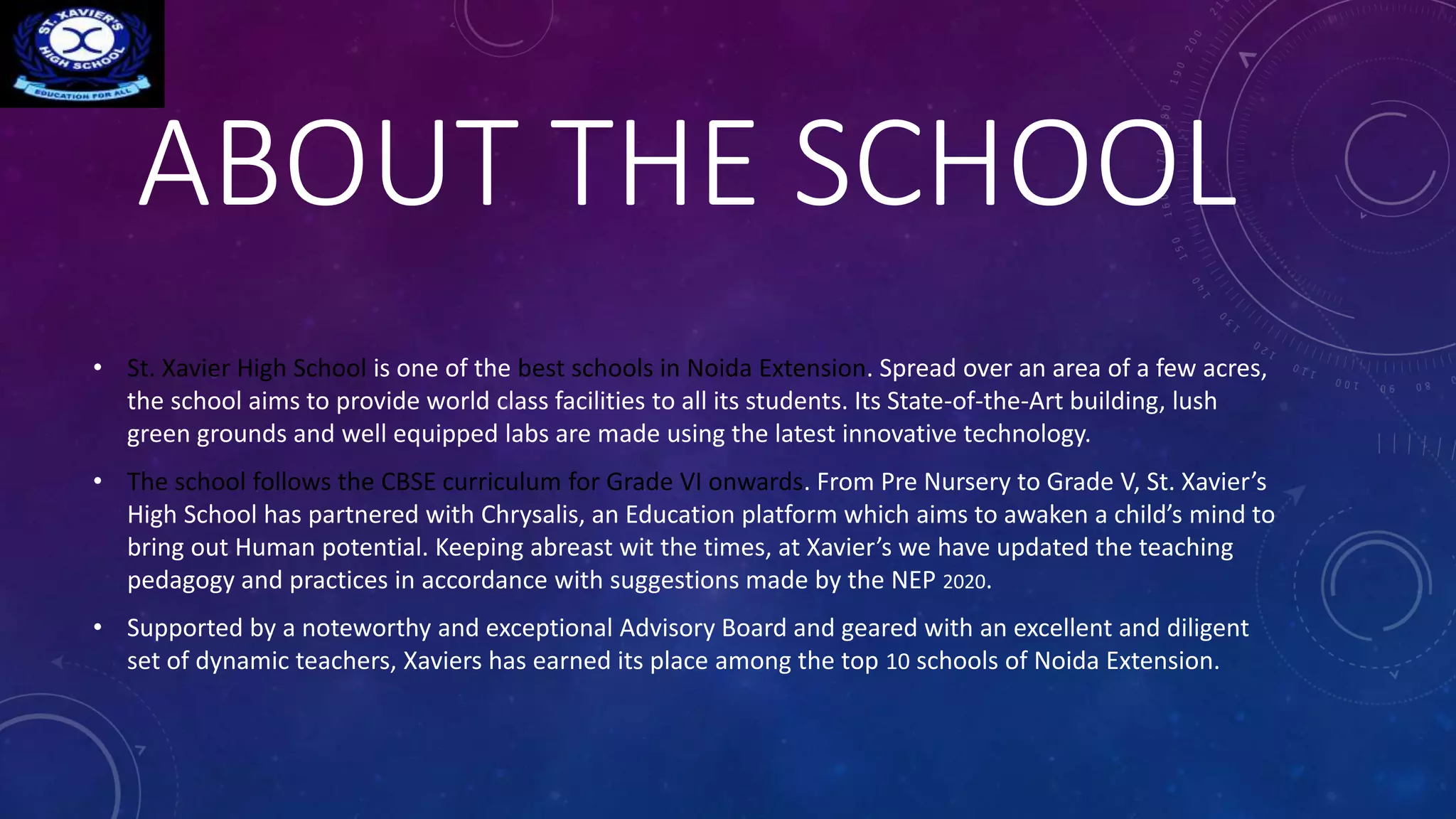 Our school at glance | PPTX