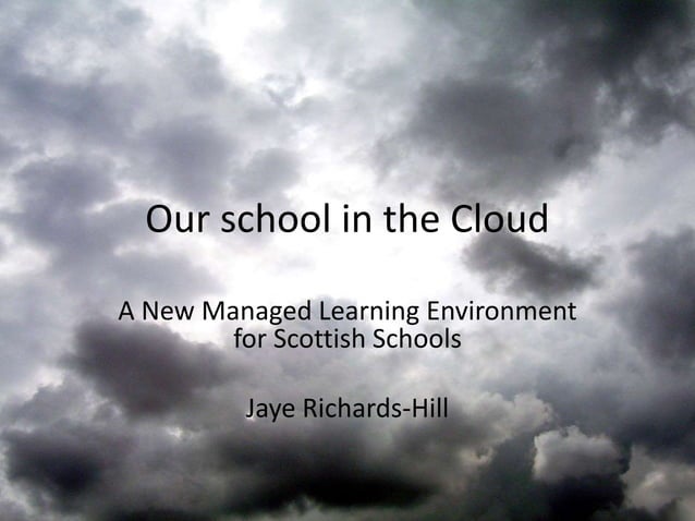 Our school in the cloud | PPT