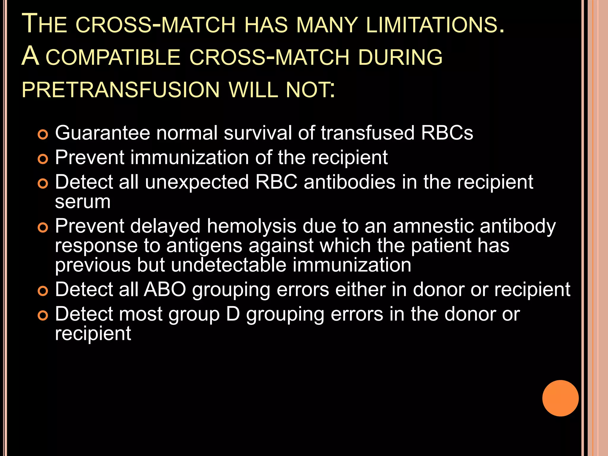 LABORATORY INVESTIGATION OF TRANSFUSION REACTION CASES | PPTX
