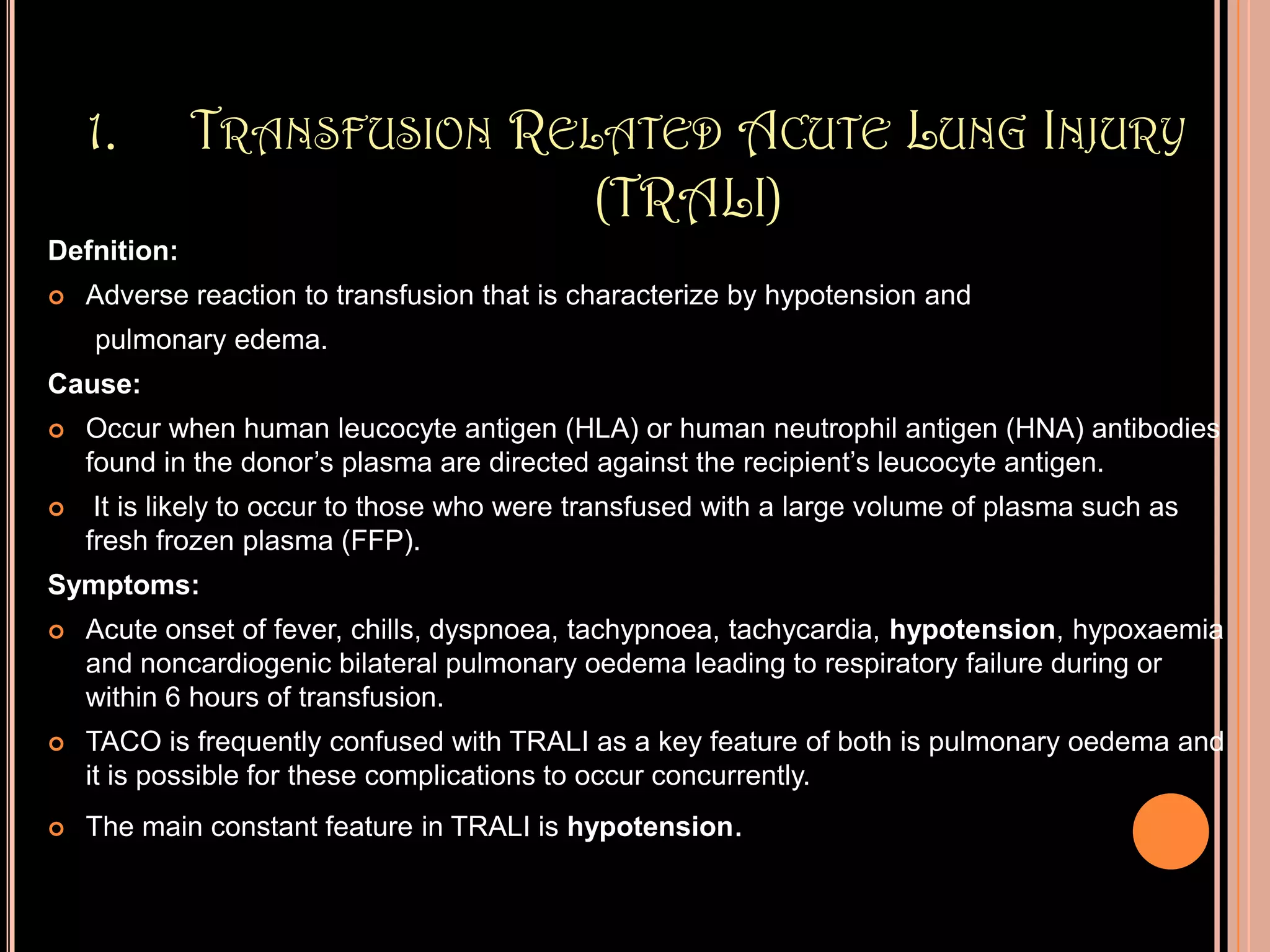 LABORATORY INVESTIGATION OF TRANSFUSION REACTION CASES | PPTX