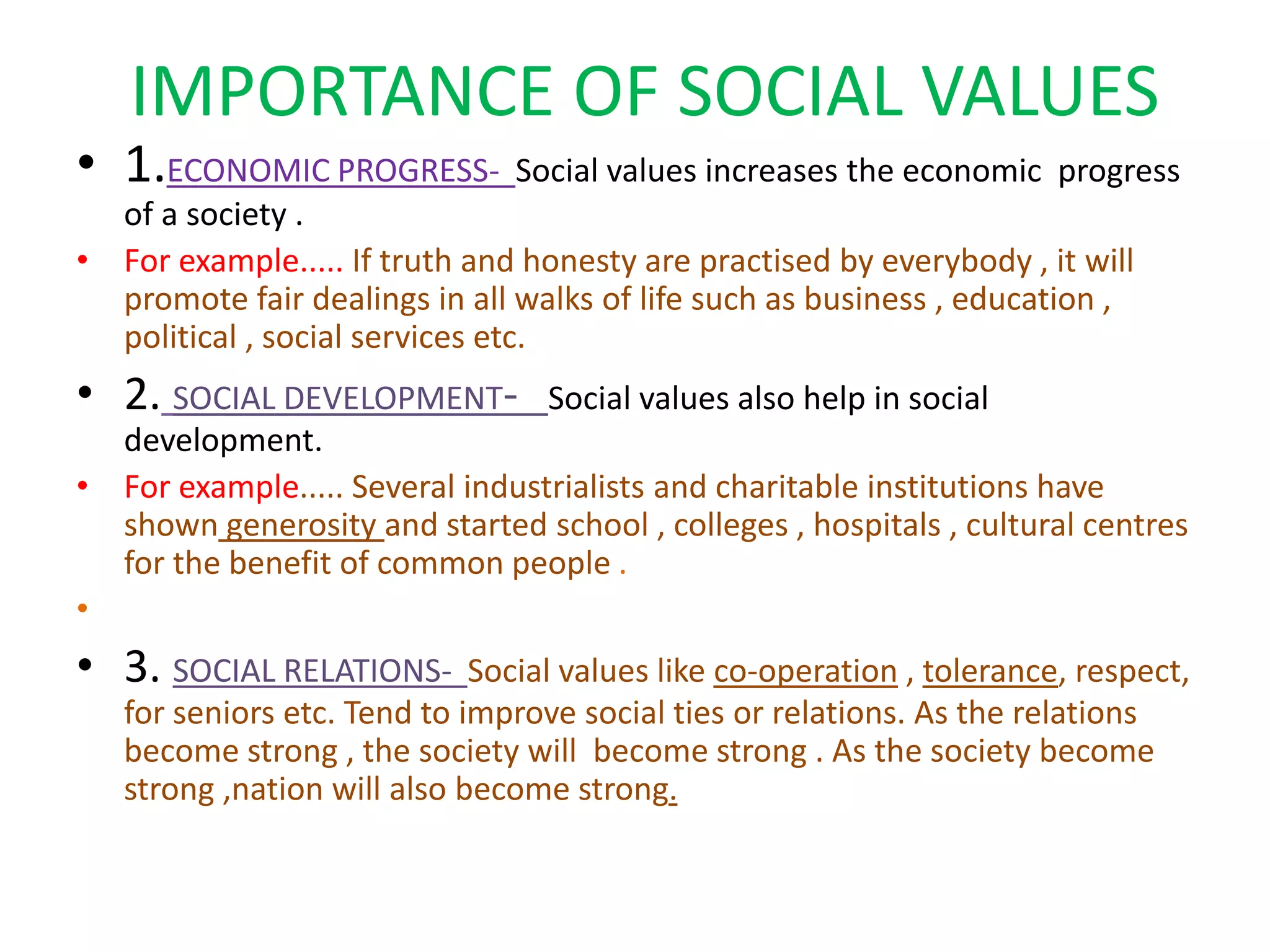 Our social values | PPTX