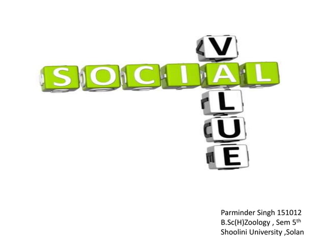 Our social values | PPTX
