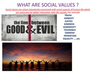 Our social values | PPTX