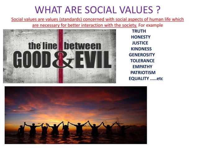 Our social values | PPTX