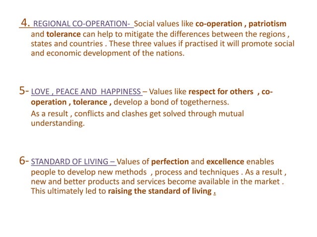 Our social values | PPTX