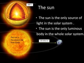 Our solar system and all planets | PPTX