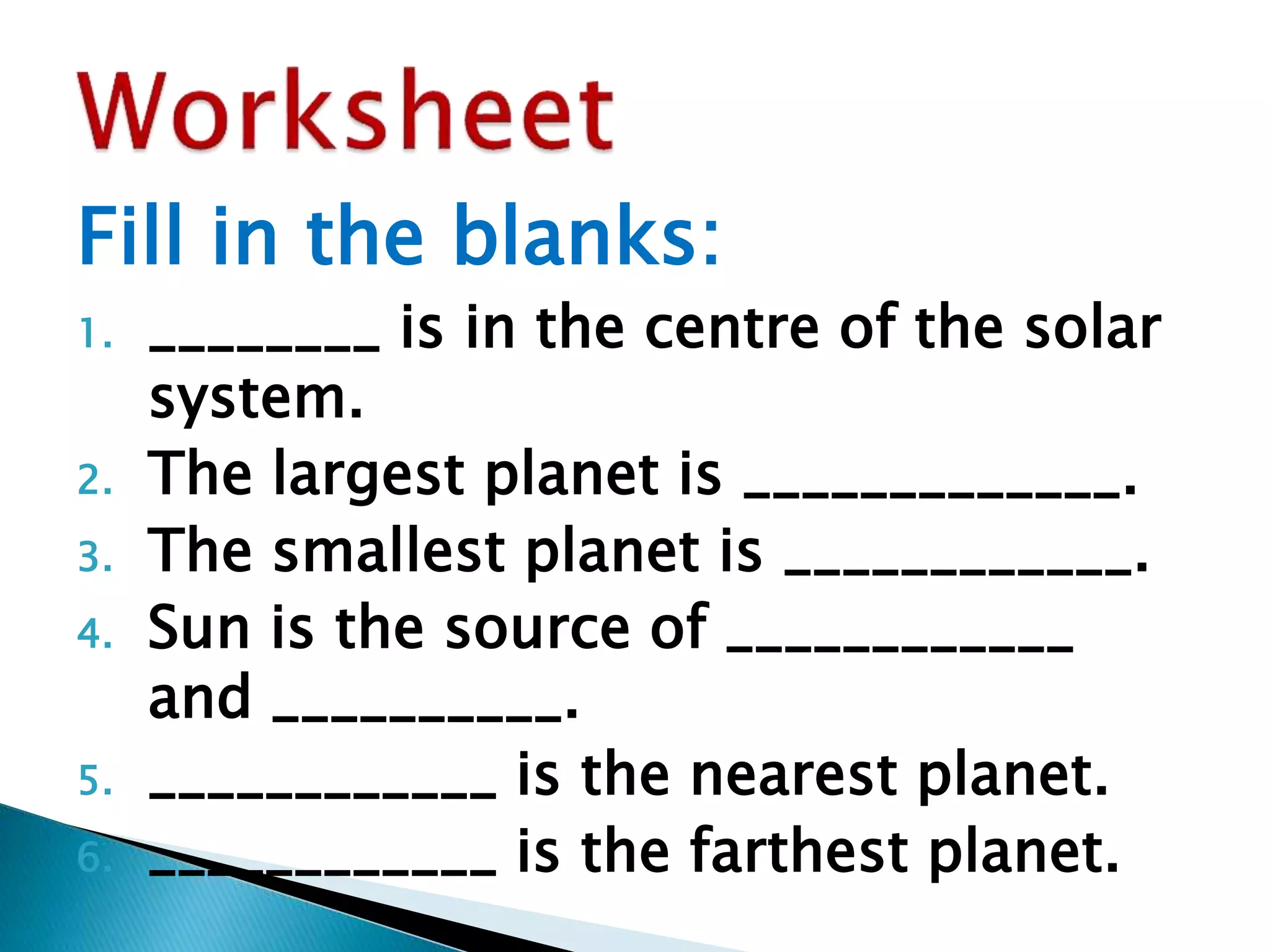 Our solar system | PPT