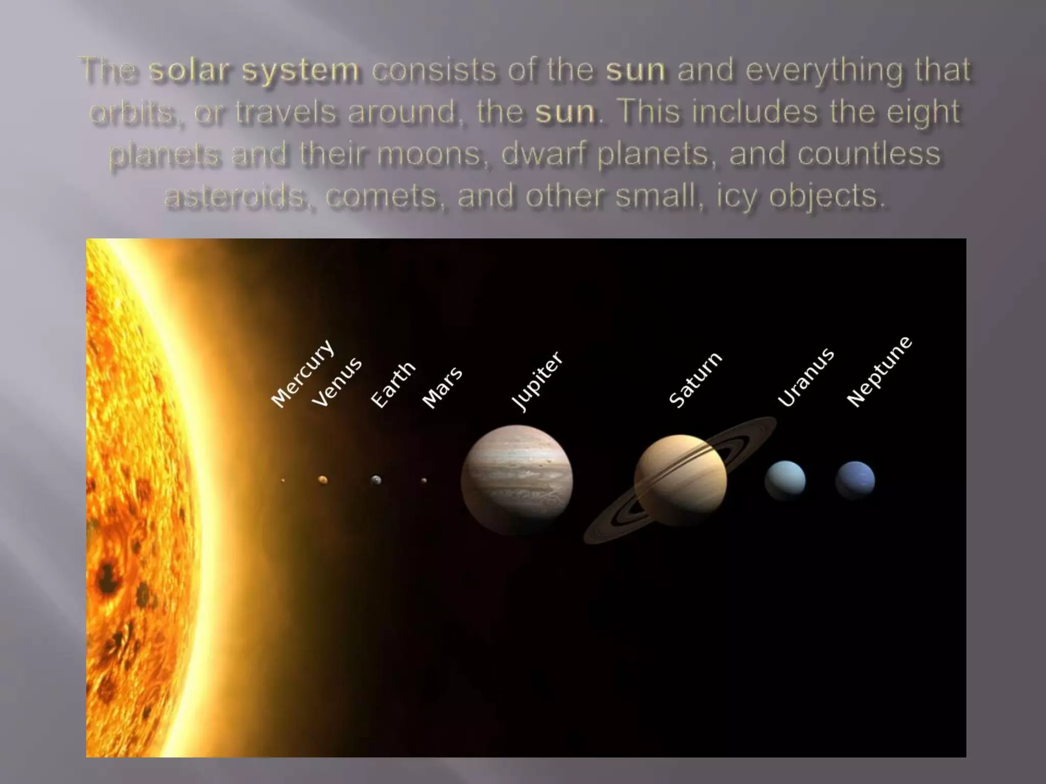Our solar system & nebula | PPT