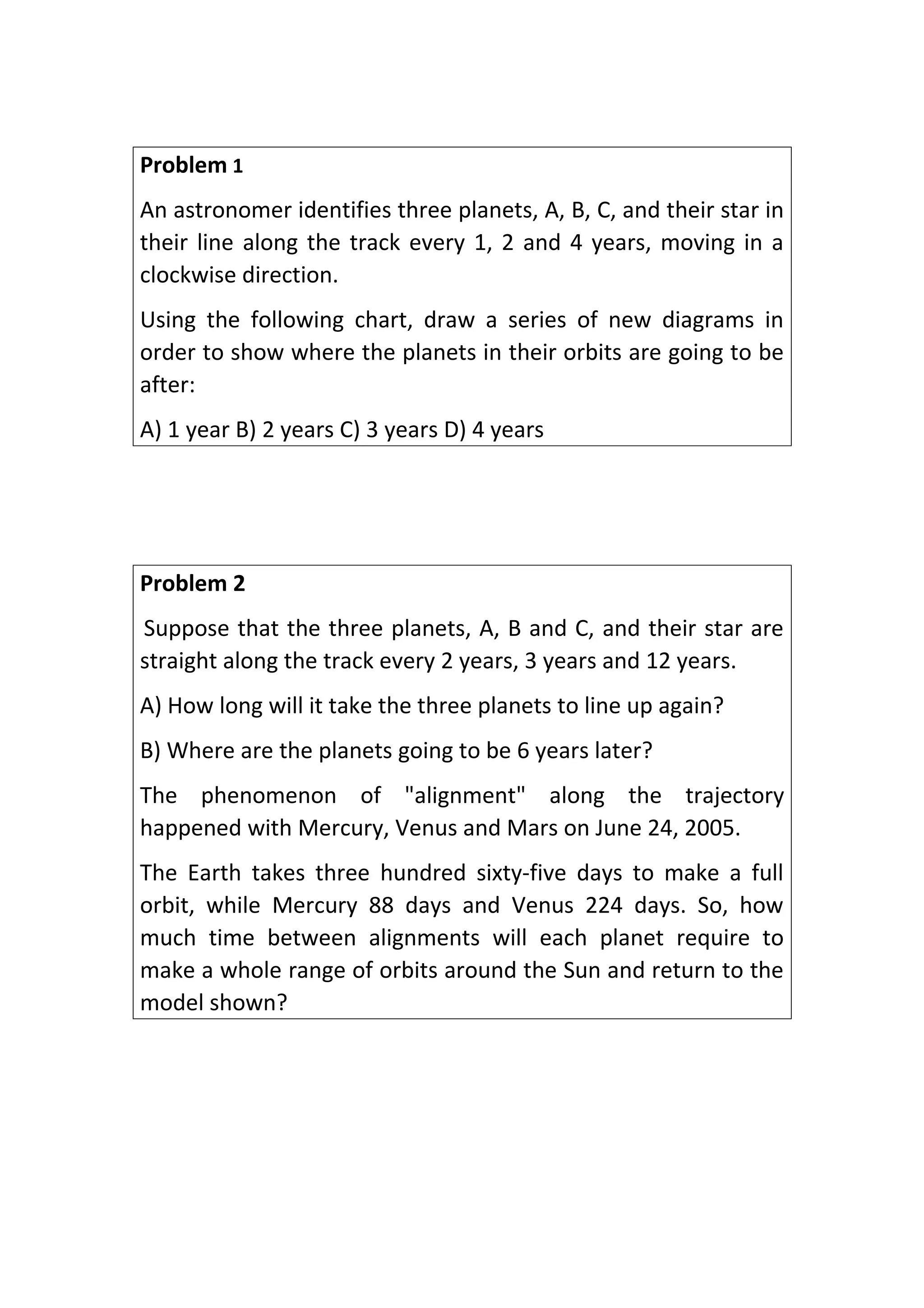 Our solar system: planets | DOC